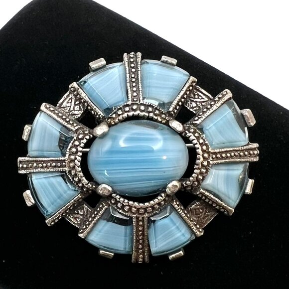 Miracle | Jewelry | Miracle Celtic Art Glass Cape Pin | Poshmark